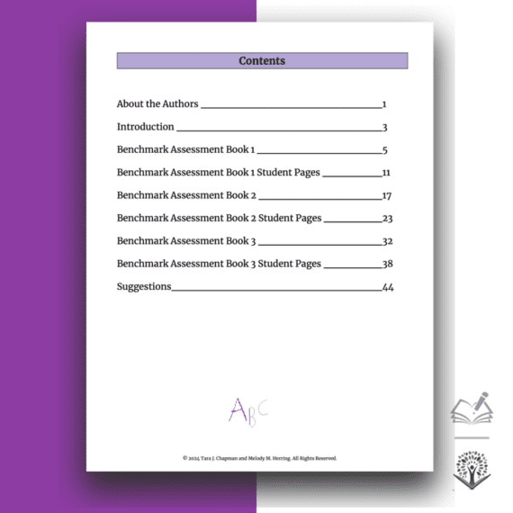 Benchmark Assessments - Progress Monitoring | The Written Word