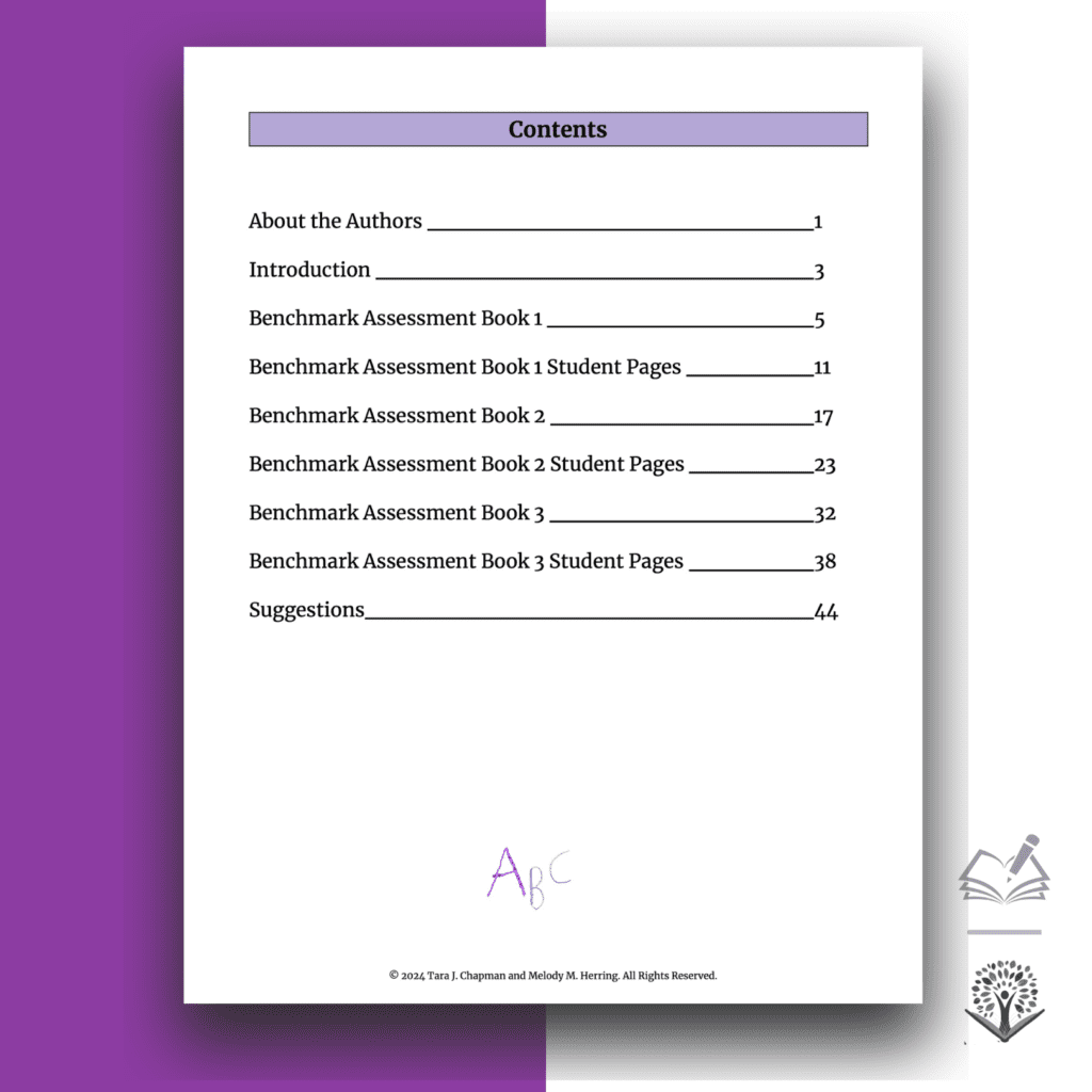 Benchmark Assessments - Progress Monitoring | The Written Word